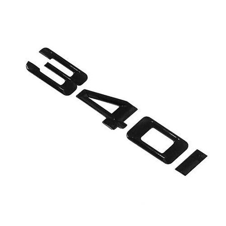 Bmw 340i rear lettering for lid trunk, badge, emblem, 3 series, gloss ...
