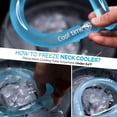 CoolTimeUSA Neck Cooling Tube, Reusable Cooling Neck Wrap for Summer ...