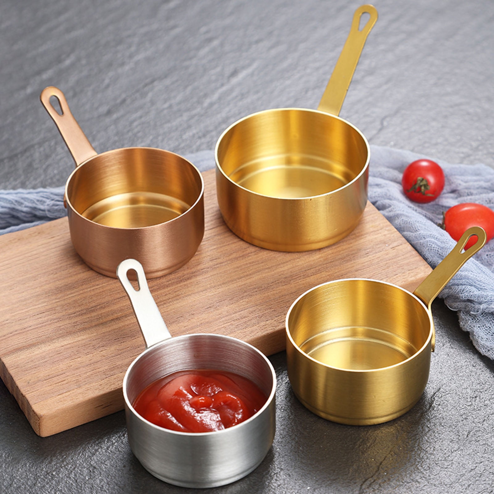 opvise Sauce Dipping Bowl High Durability Rust-proof Stainless Steel ...
