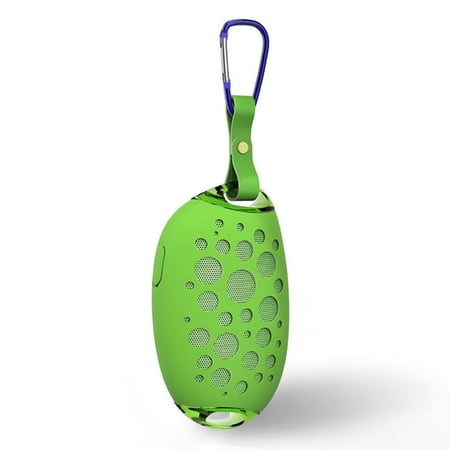 Mini Wireless Bluetooth Speaker Outdoor Stereo Speaker with Mic Hook ...