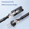 5 Pin DMX Cable 3 ft 6 Pack – 4-Core Male to Female Stage Lighting ...