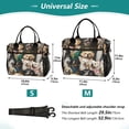 ALAZA Cute Dog Cartoon Print Cooler Lunch Bag Insulated Reusable Lunch ...