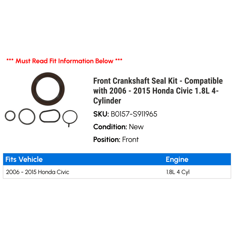 Seal Installation Tool Set 2-Piece Crankshaft Seal Installer Tool Set ...