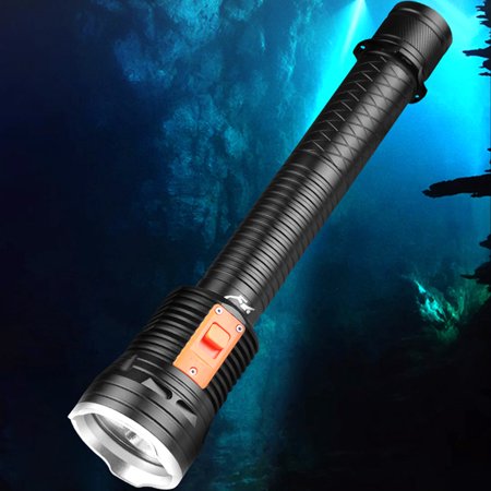 Peggybuy XHP70 LED Waterproof Lamp IPX8 2500LM Diving Light High ...