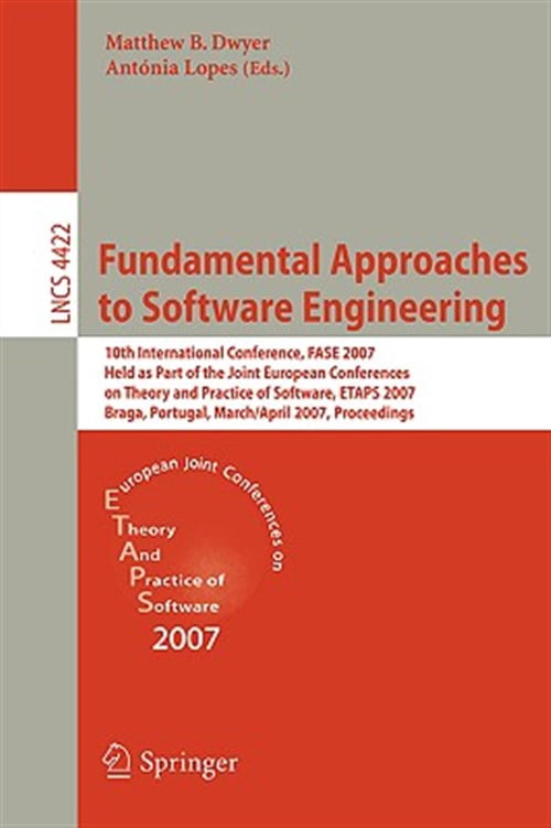 Pre-Owned Fundamental Approaches to Software Engineering: 10th ...
