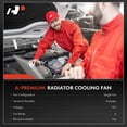 A-Premium Engine Radiator Cooling Fan Assembly Compatible with Select ...