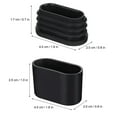 DEEPCRAFF Chair Leg Protectors 1 Set Plastic Floor Pads Non- Covers for ...