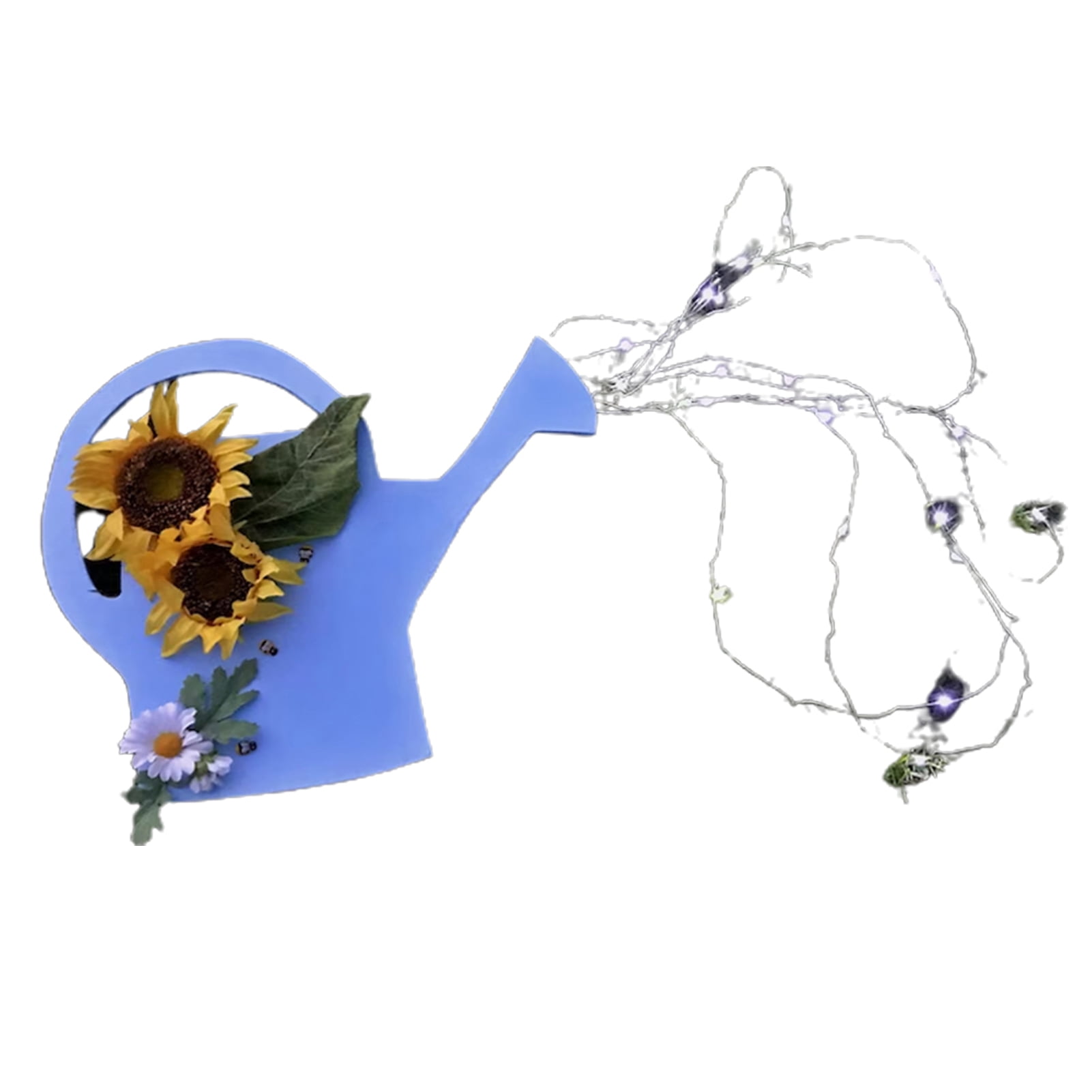 Lomubue Watering Can Light Exquisite Hanging Landscape Wooden Outdoor ...