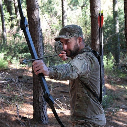 Compact SAS Tactical Survival Bow with a free set of takedown arrows ...