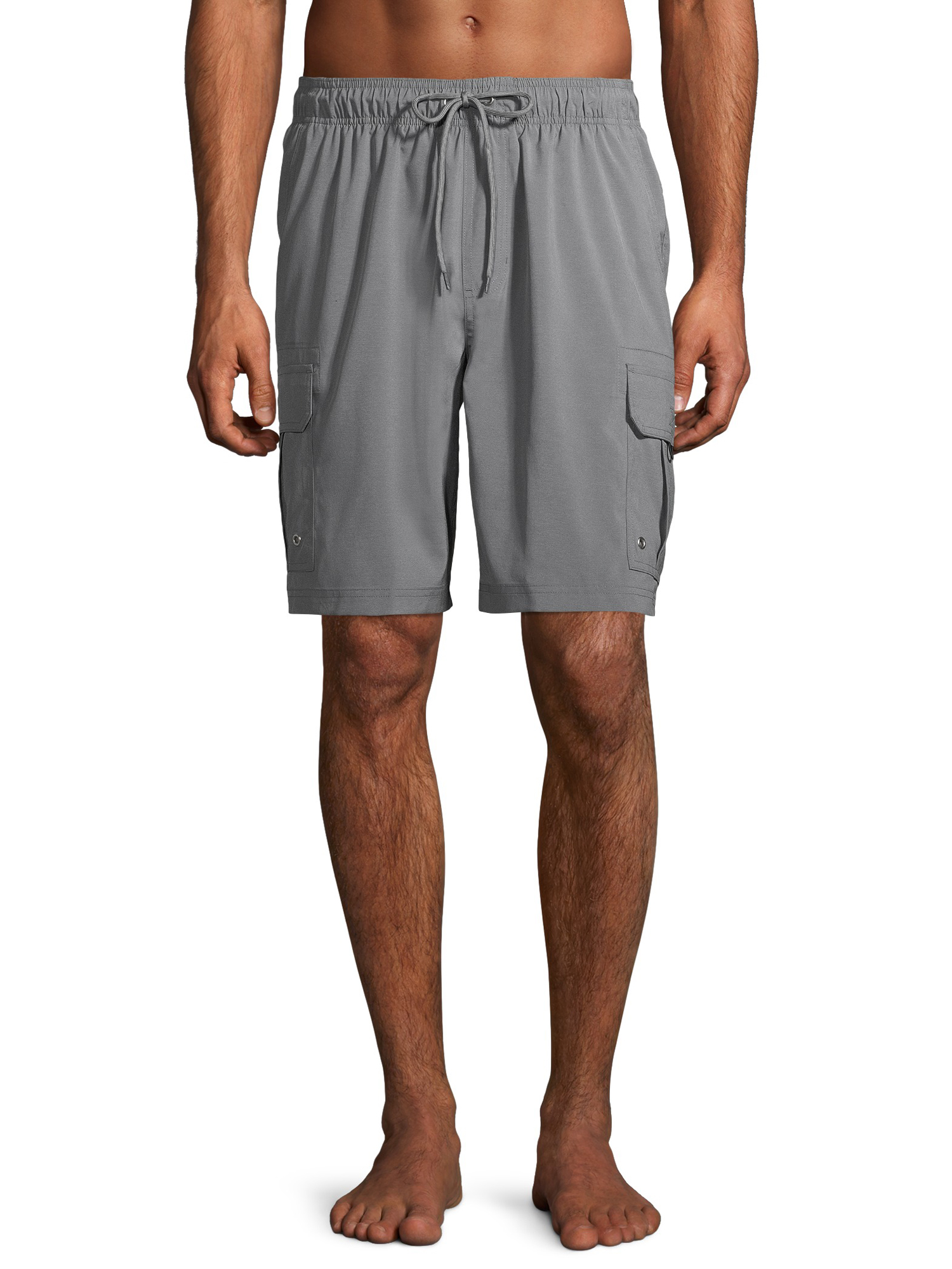 GEORGE - George Quick-dry Men's and Big Men's 9" Cargo Swim Trunks with ...