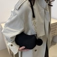 Chic Felt Underarm Bag for Women - Fashionable Solid Color Square ...