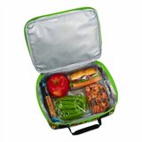 Minecraft Soft Lunch Box, 9.5" x 3.75" x 7.5", Green/Orange/Gray ...