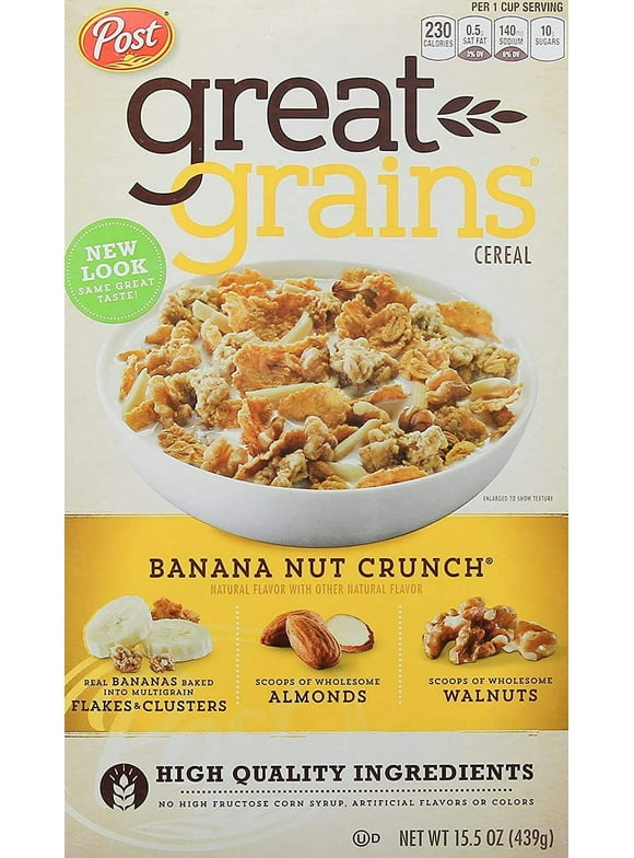 Great Grains Post Cereal in Breakfast Cereal - Walmart.com