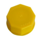 Ez-POUR Yellow Coarse Thread Solid Base Cap for Storage gas Cans (Pack ...