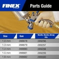 GUN, FINEX, FX3000, HVLP 1.8 - Walmart.com