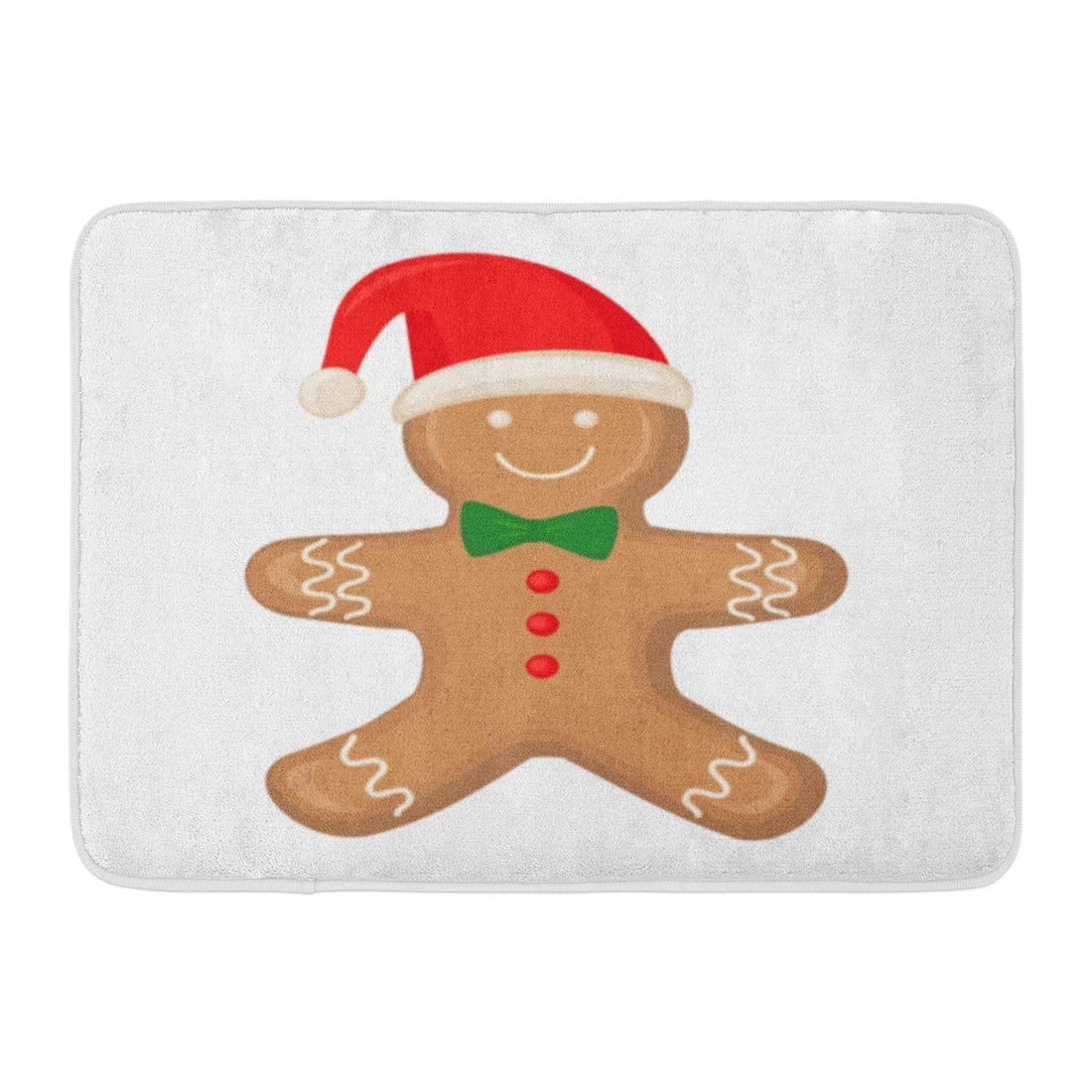 GODPOK Gingerbread Man is Decorated Colored Icing White Cute with for ...