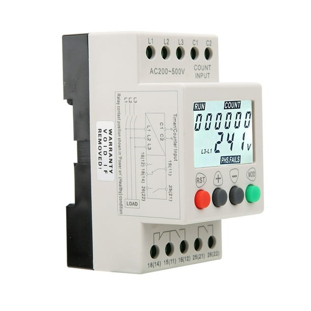Phase Voltage Relay,JVR800-2 Under Over Voltage Under Voltage Phase ...
