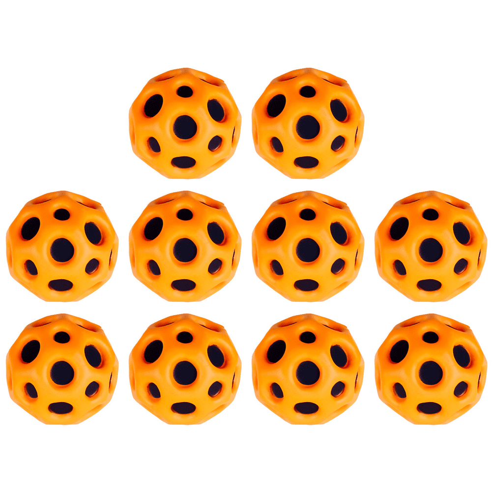 Bounce Hole Ball High Soft Bam Toy Flash Regalos de cumpleaños Naranja ...