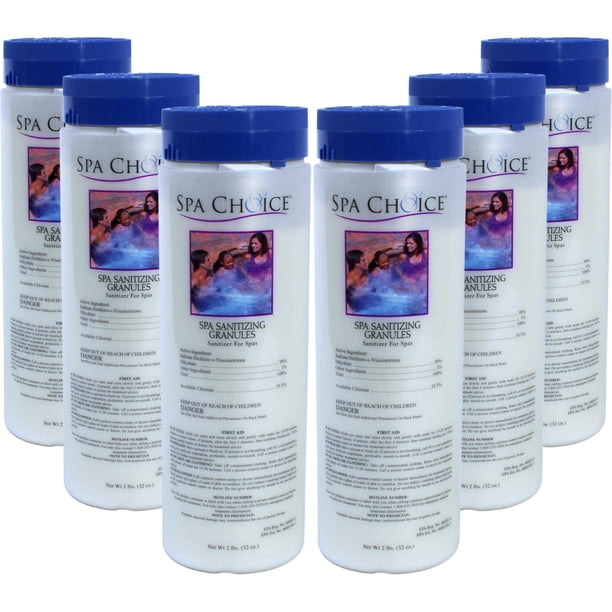 Spa Choice Sanitizing Granules for Spas and Hot Tubs, 2-Pounds ...