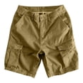Elegyee Boys Cargo Shorts Solid Color Belted Outdoor Play Shorts with ...