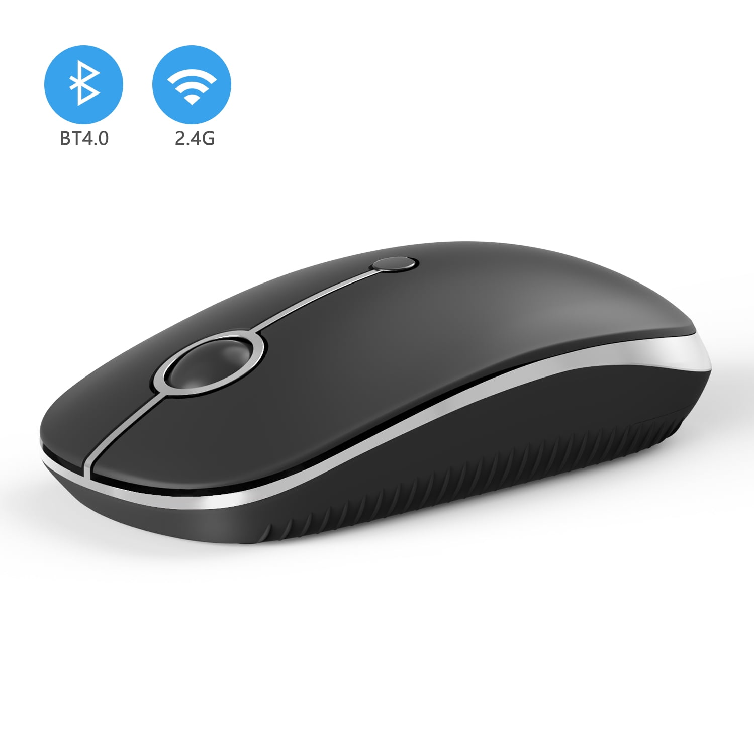 Bluetooth Mouse, Jelly Comb Slim Dual Mode 2.4GHz Wireless Mouse for ...