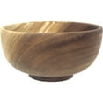 Island Imports Acacia Wood 2.5"x5" Round Rice Bowl - Walmart.com