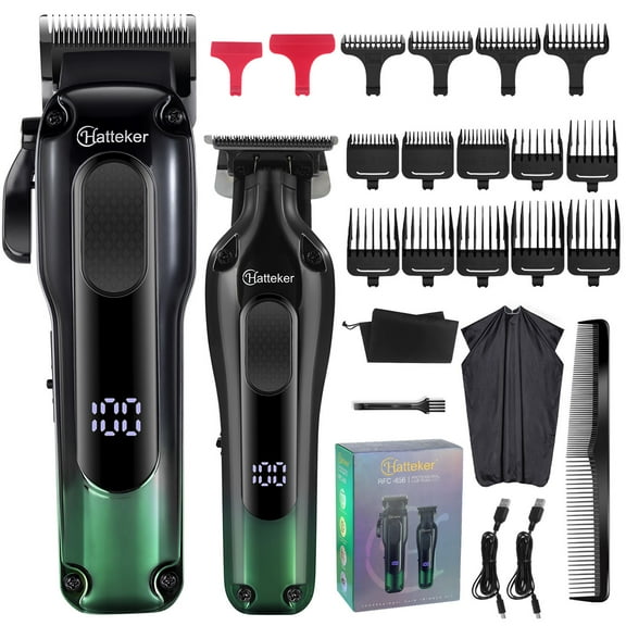 Professional Hair Trimmer for Men, Cordless Rechargeable Beard Trimmer ...