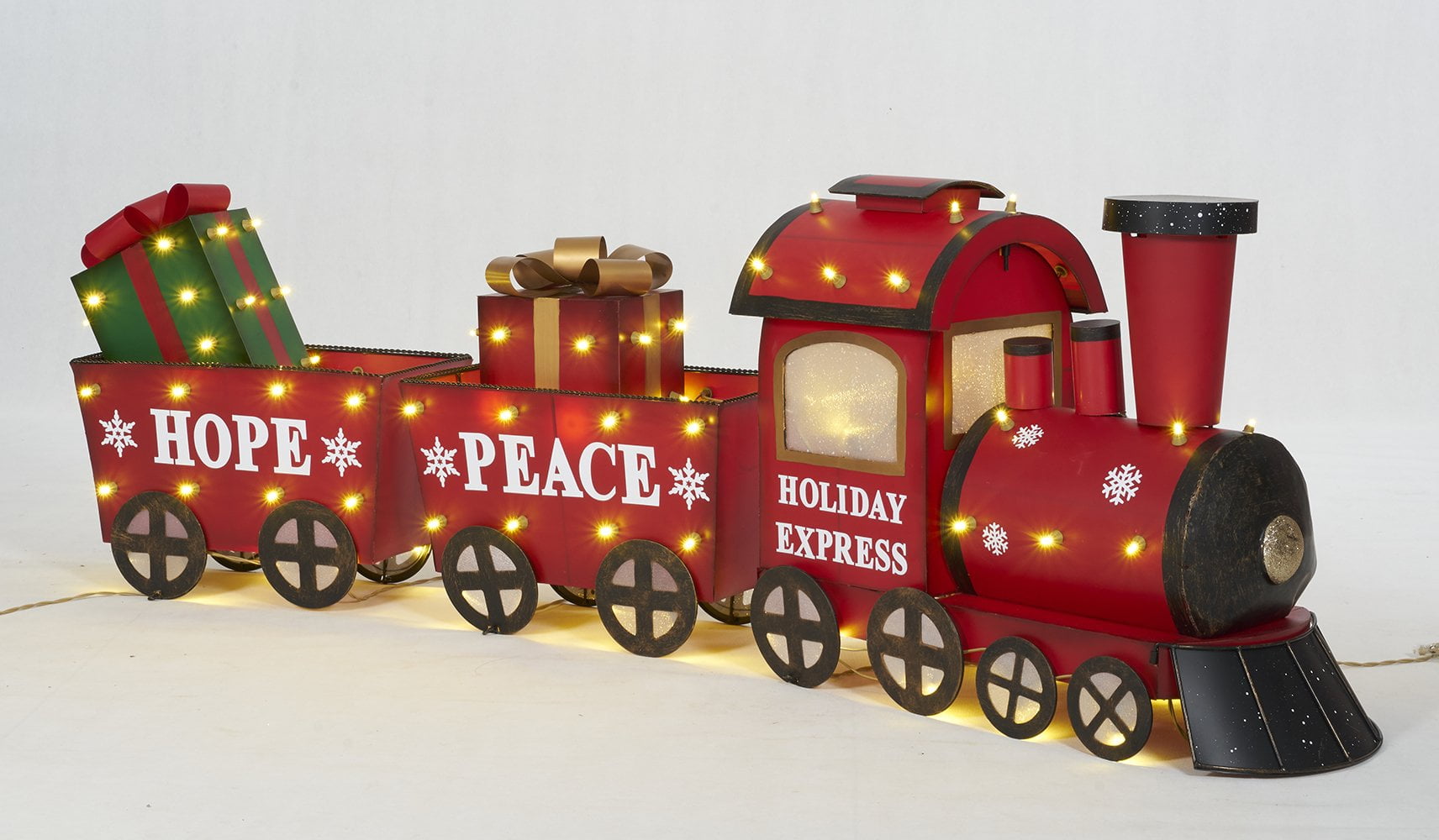 Set Of 3 UL LED Train Sculpture - Walmart.com