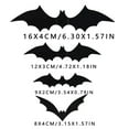 Flying Bat Clings Adhesive PVC Stickers Realistic Bat Wall Decals ...