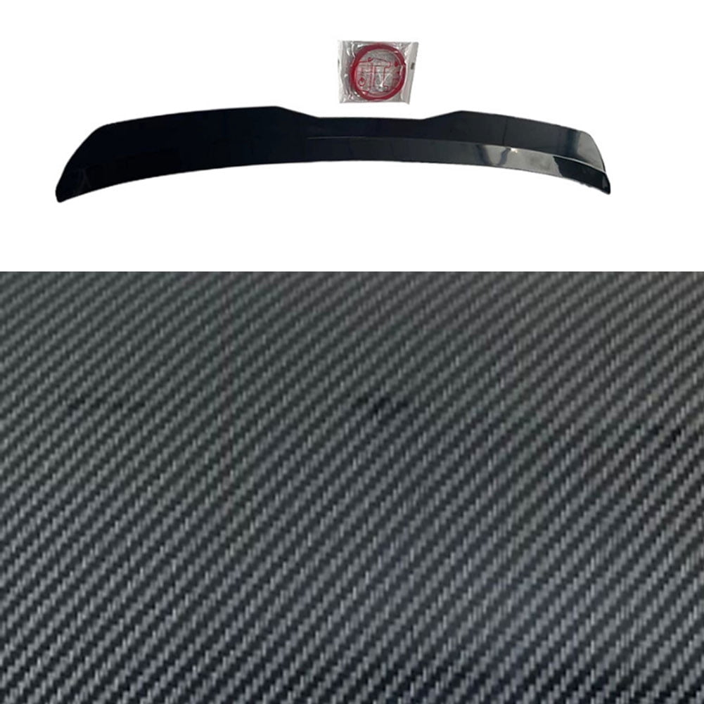 Car Rear Wing Trim Paste Type Trunk Tail Spoiler With Adhesive Tape ...