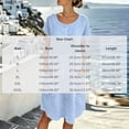 Basic Solid Mini Sundress Women's Round Neck Short Sleeve Summer Dress ...