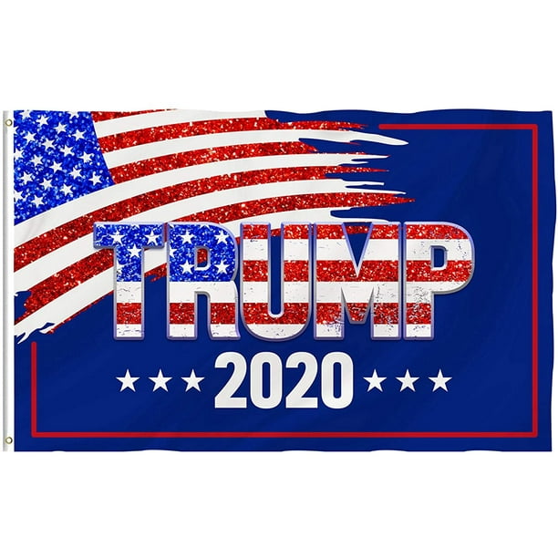 Trump 2020 Flags 3x5 Ft, Double Sided and Double Stitched American ...