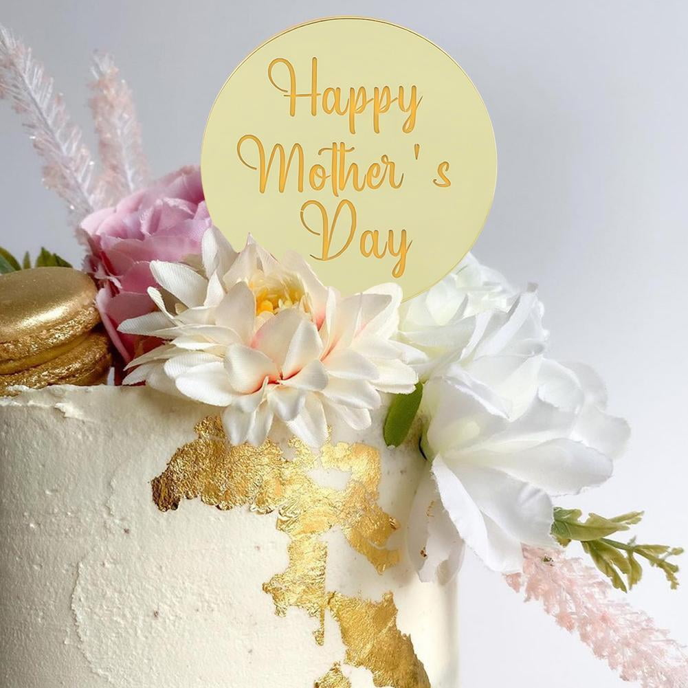 Craft Supplies & Tools Custom Mother Day Cake Topper-Happy Mothers Day ...