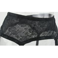 Tvrtyle Womens Black Vintage Metal Clips Garter Belts For Stockings