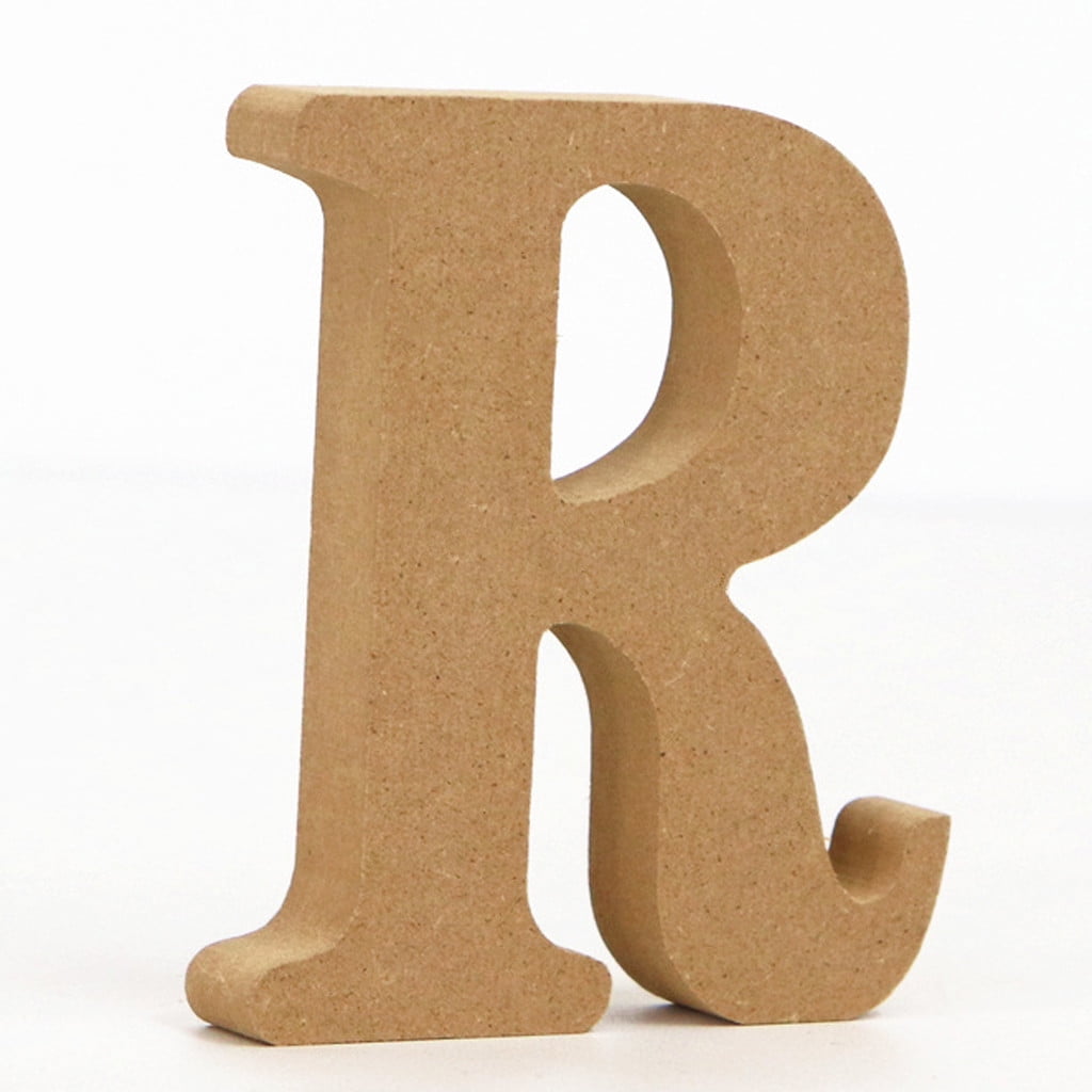 VerPetridure Log Wooden Alphabet Ornament Wood Wooden Letters Log ...