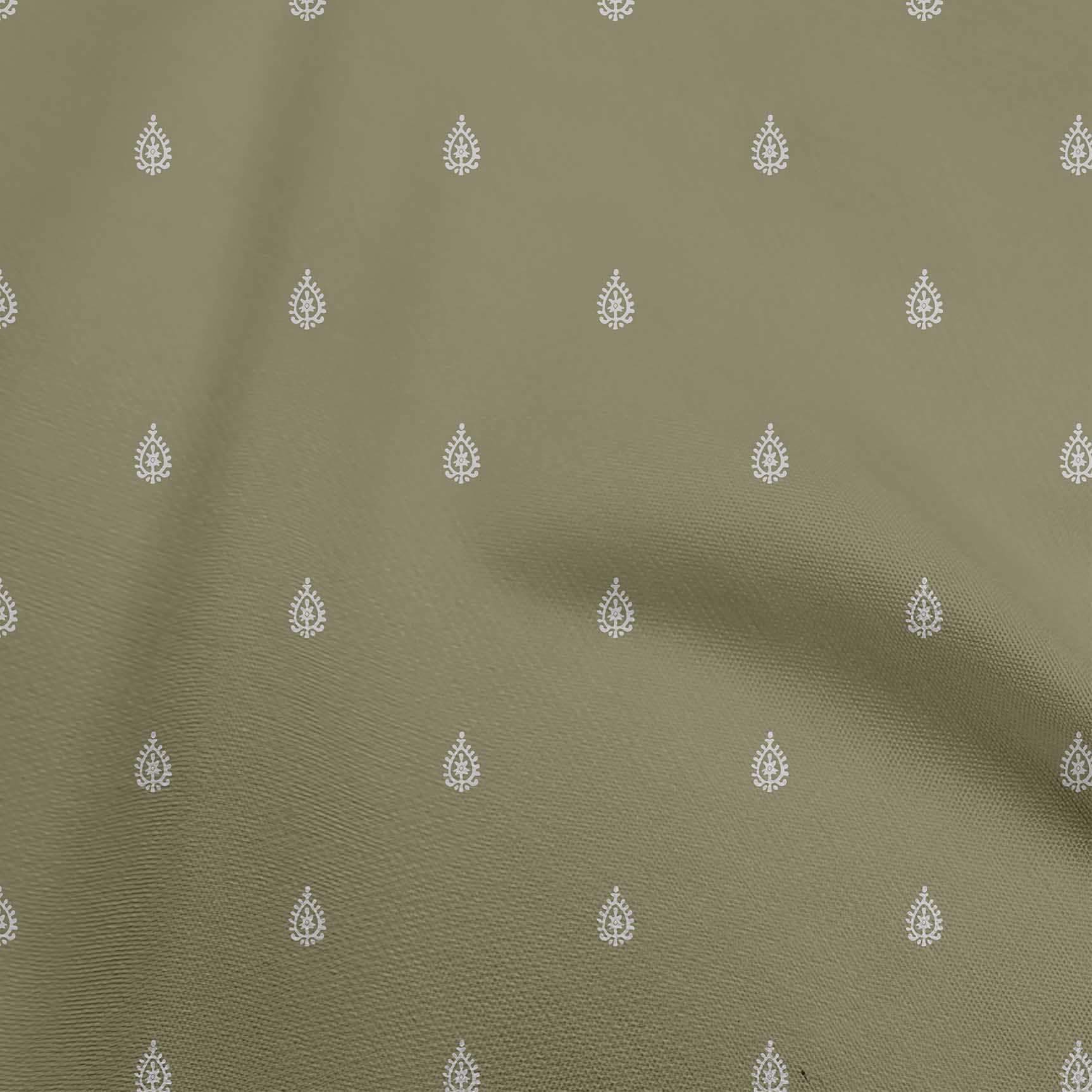 oneOone Silk Tabby Olive Green Fabric Block Diy Clothing Quilting ...
