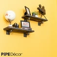 1/2 In X 4 In Square Double Flange Shelf Bracket Kit, 4 Pack - Walmart.com