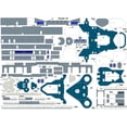 US NAVY Battleship Paper Model Set, USS Arizona BB-39 1/250 For Kids ...