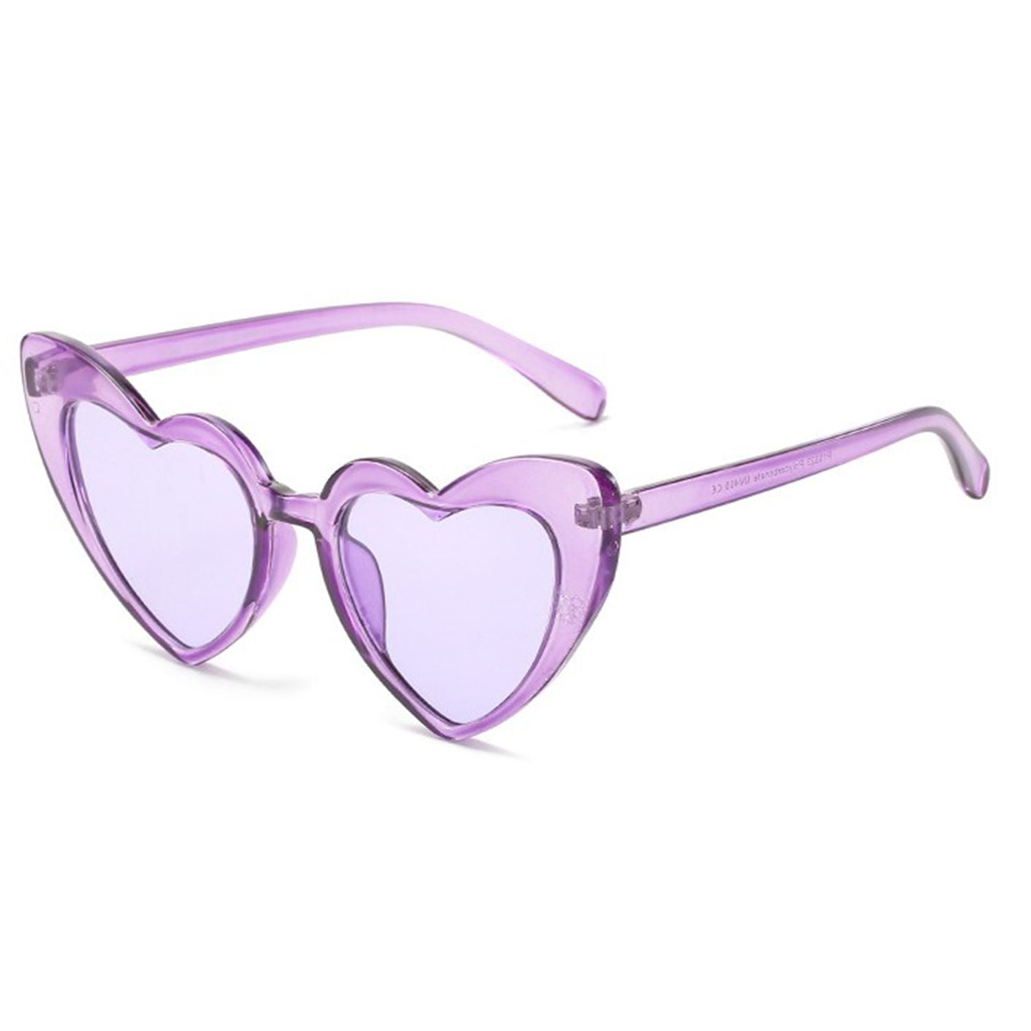 Retro Clout Goggle Love Heart Sunglasses Women UV400 Protection Eyewear ...
