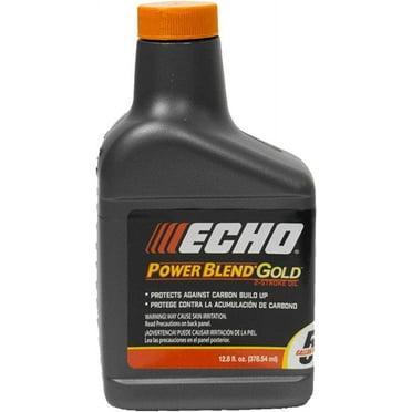 ECHO 6 Pack PowerBlend Gold 2-Stroke Engine Oil, 5.2 oz Bottle, 50:1 ...