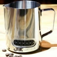 Stainless Steel Milk Frothing Thermometer Espresso Coffee Pitcher Jug Powder Pot For Coffee ...