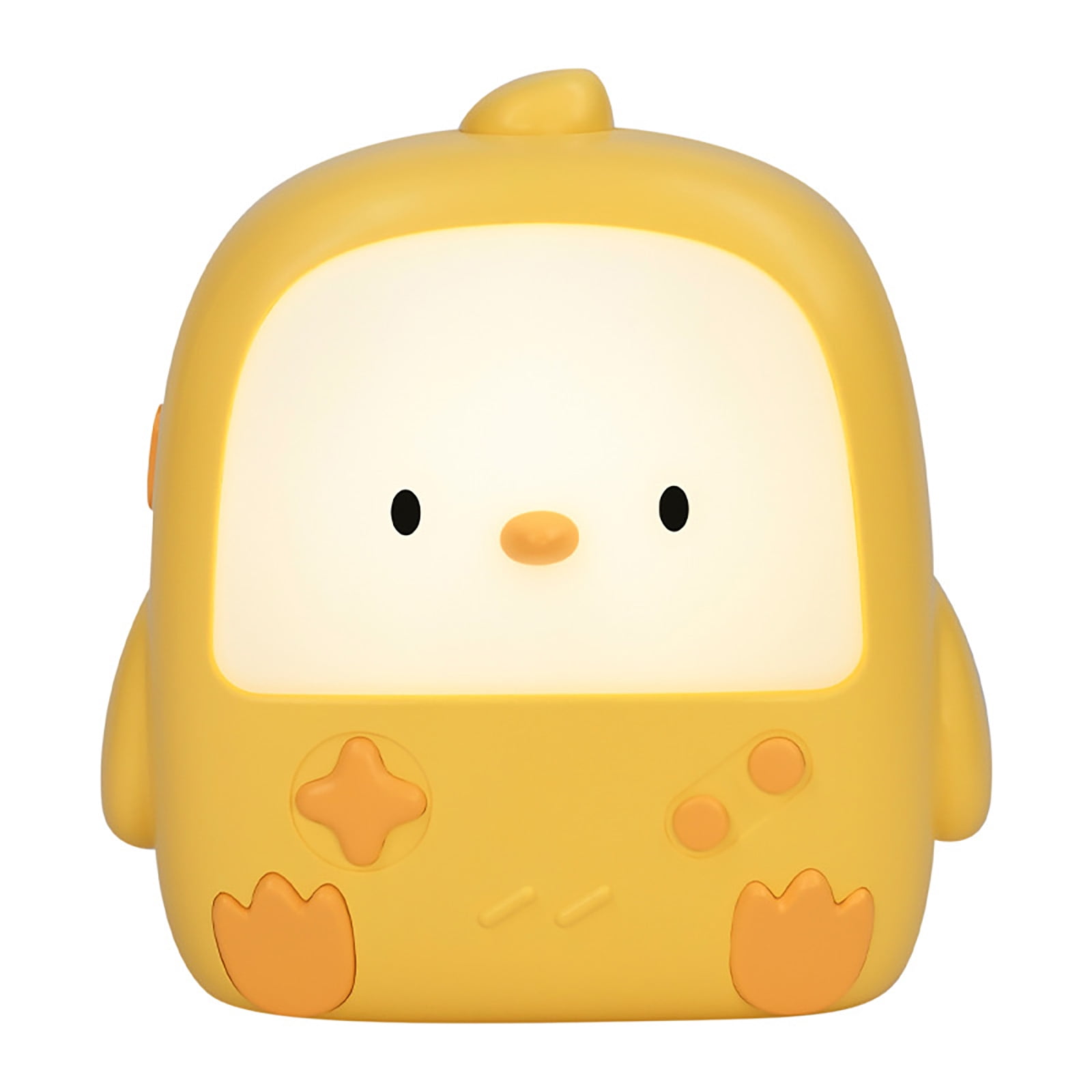 Touch Cute Chicken Usb Night Light Rechargeable Kawaii Led Yellow Kids ...