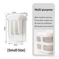 Airtight Food Container, Sealed Yogurt Cereal Airtight Food Container ...
