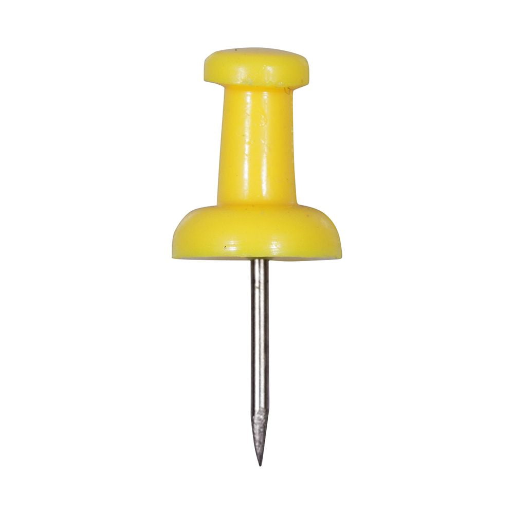 Yellow Push Pin