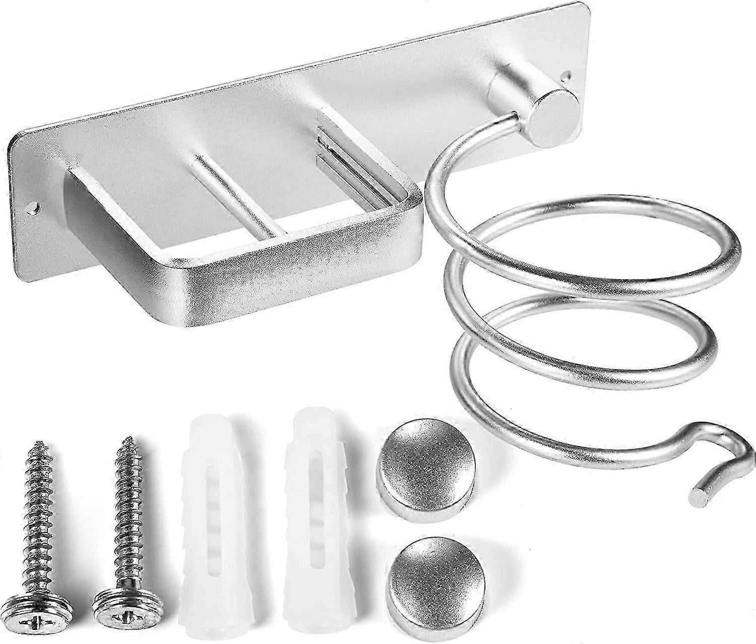 Hair Dryer Stand, Hair Straightener Stand with Cable Organizer, Metal ...
