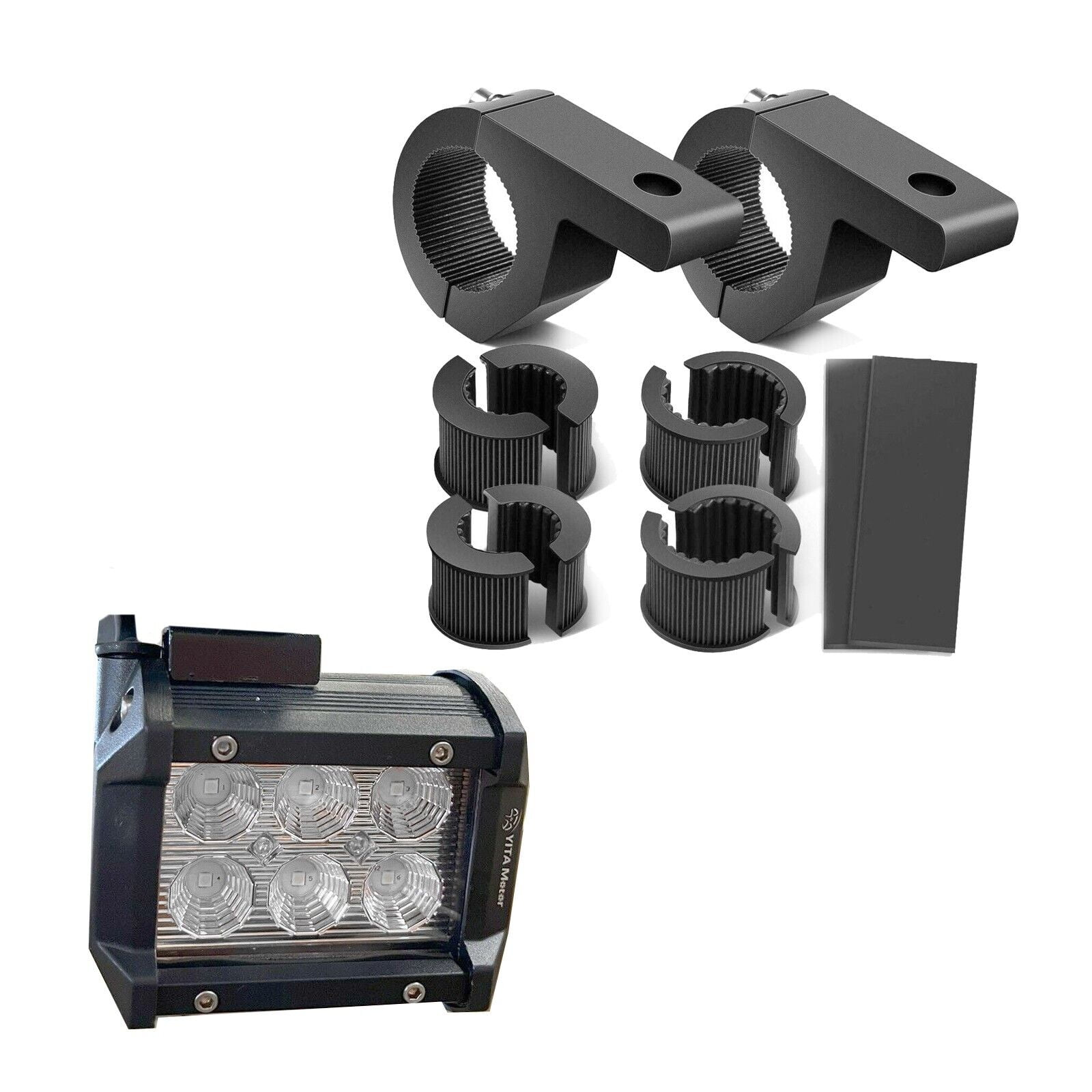 Mirror Mounted Dual Light Kit LED 24V- Fits Military Humvee - Walmart.com
