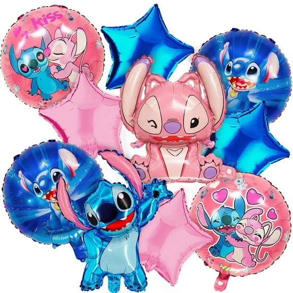 Stitch Foil Balloon Lilo Angie Balloons For Stitch Birthday Party ...