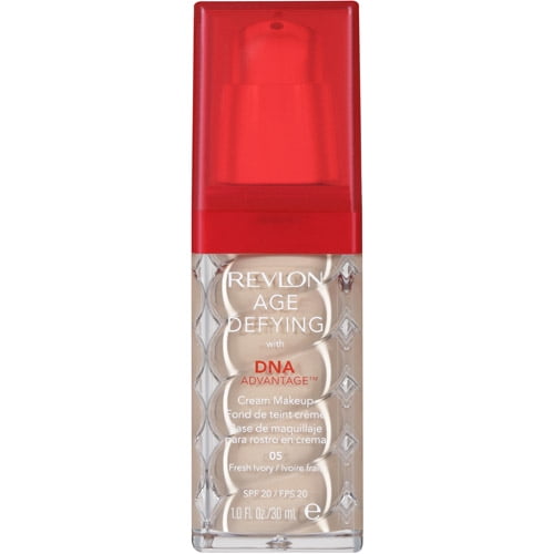 Revlon Age Defying with DNA Advantage Cream Makeup, 05 Fresh Ivory, 1 ...