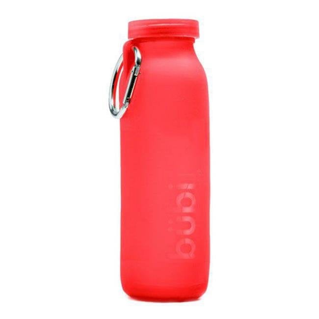 Bubi Brands BB65CR409 22oz & 650 ml Foldable Water Bottle Rose, Crimson ...