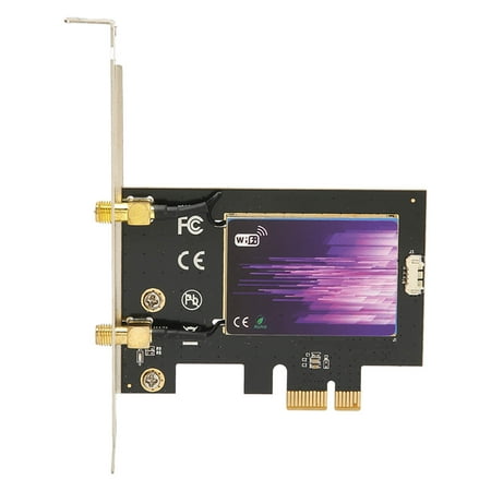 PCIE Wireless Adapter, 2.4G 5.8G 6E WiFi 6 PCIE Wireless Adapter Low ...